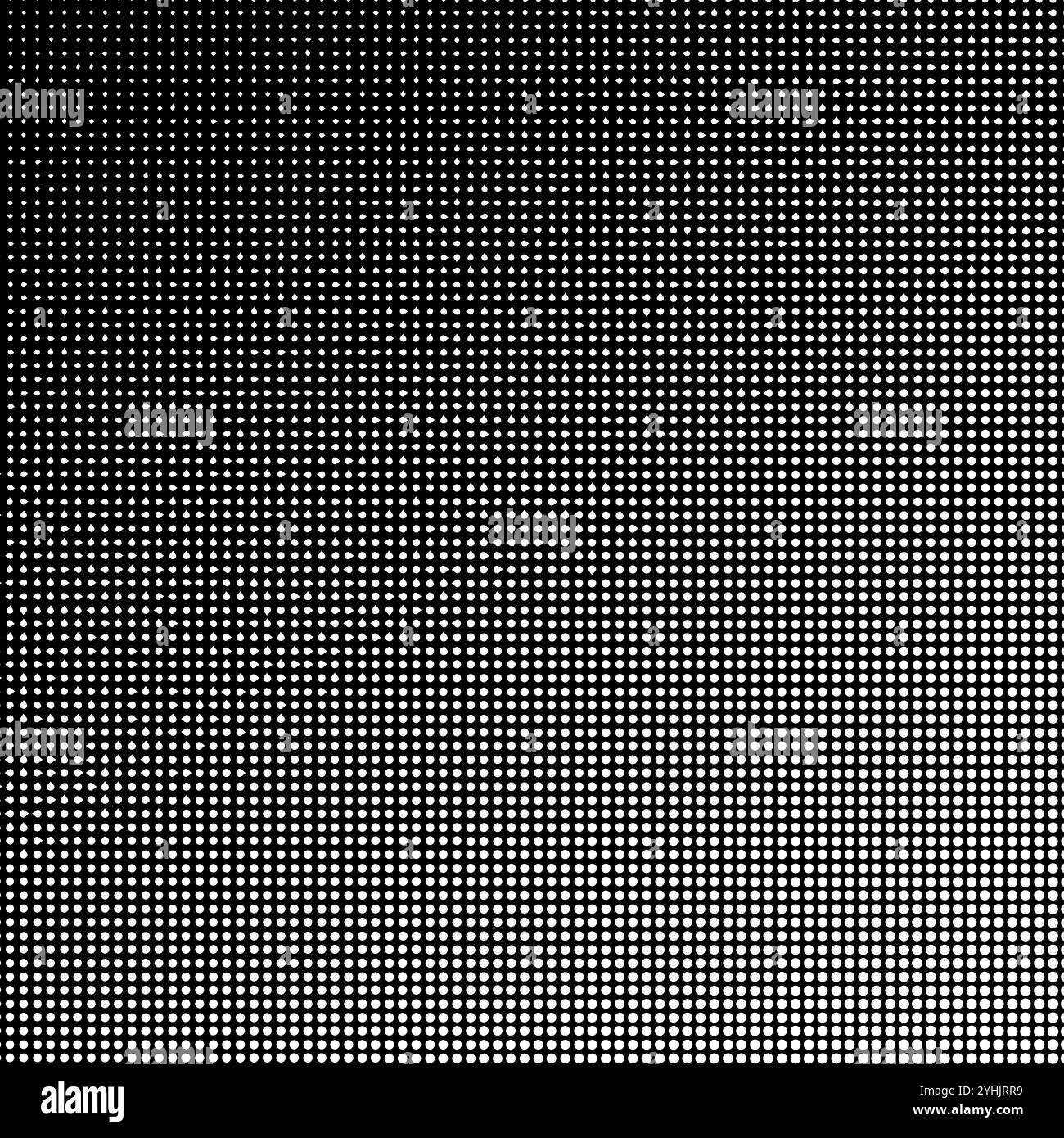 Pixel halftone texture with circles mosaic background, Vector grunge ...
