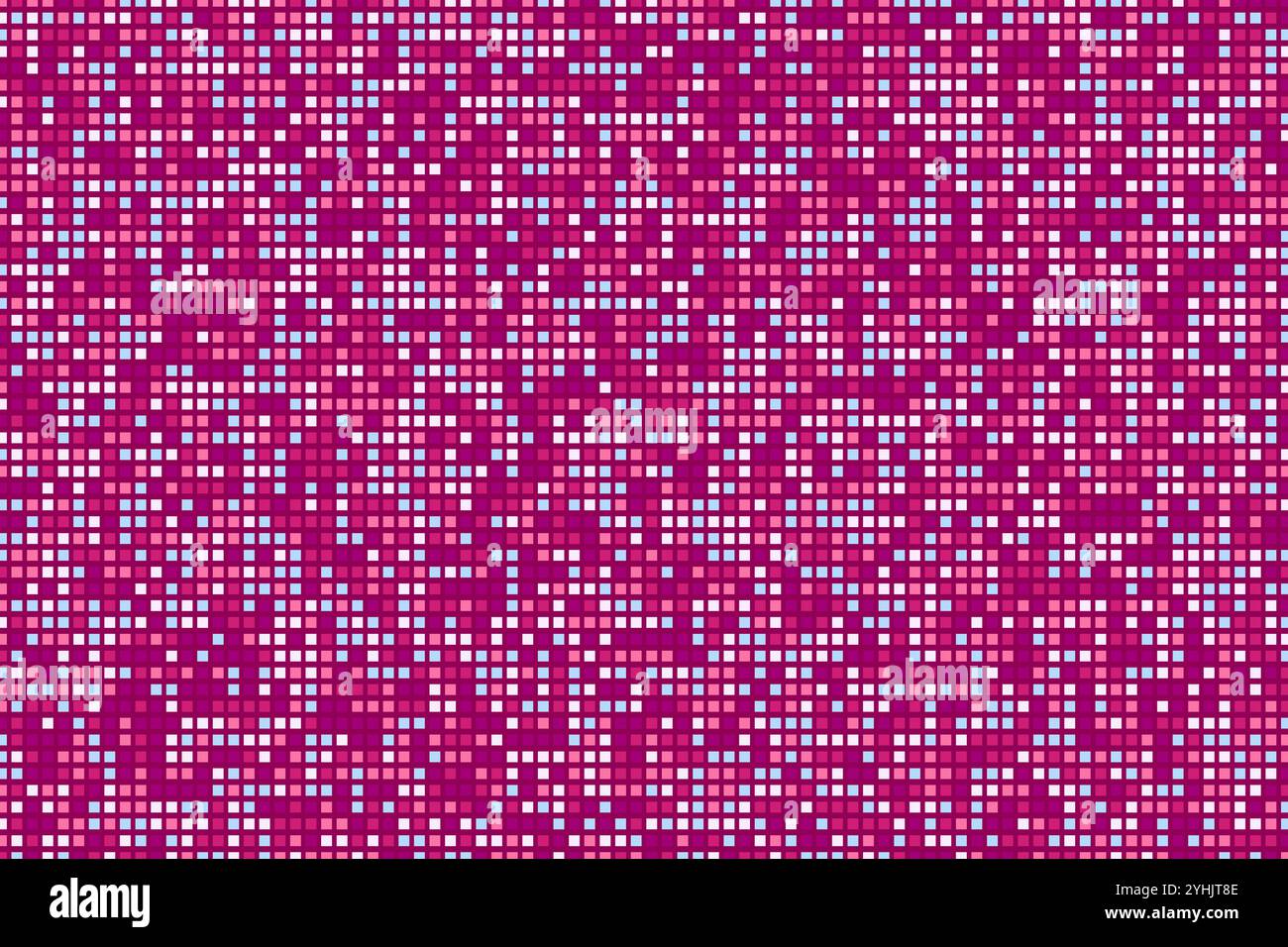 Abstract pixel background mosaic pink and blue squares, template ...