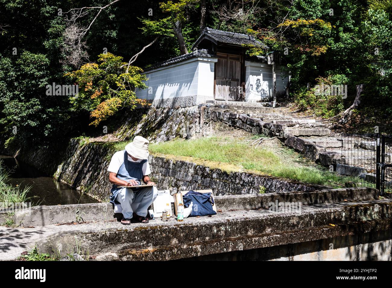 Philosopher's Walk in Kyoto Japan Stock Photo - Alamy