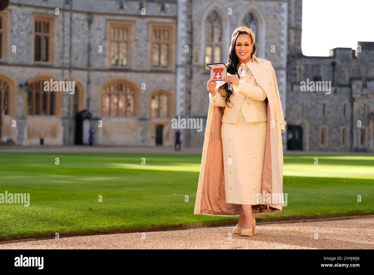 Rebecca Ferguson after being made an MBE (Member of the Order of the ... Rebecca Ferguson after being made an MBE (Member of the Order of the ...
