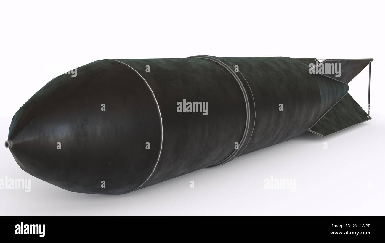 atom bomb with white background Stock Photo - Alamy