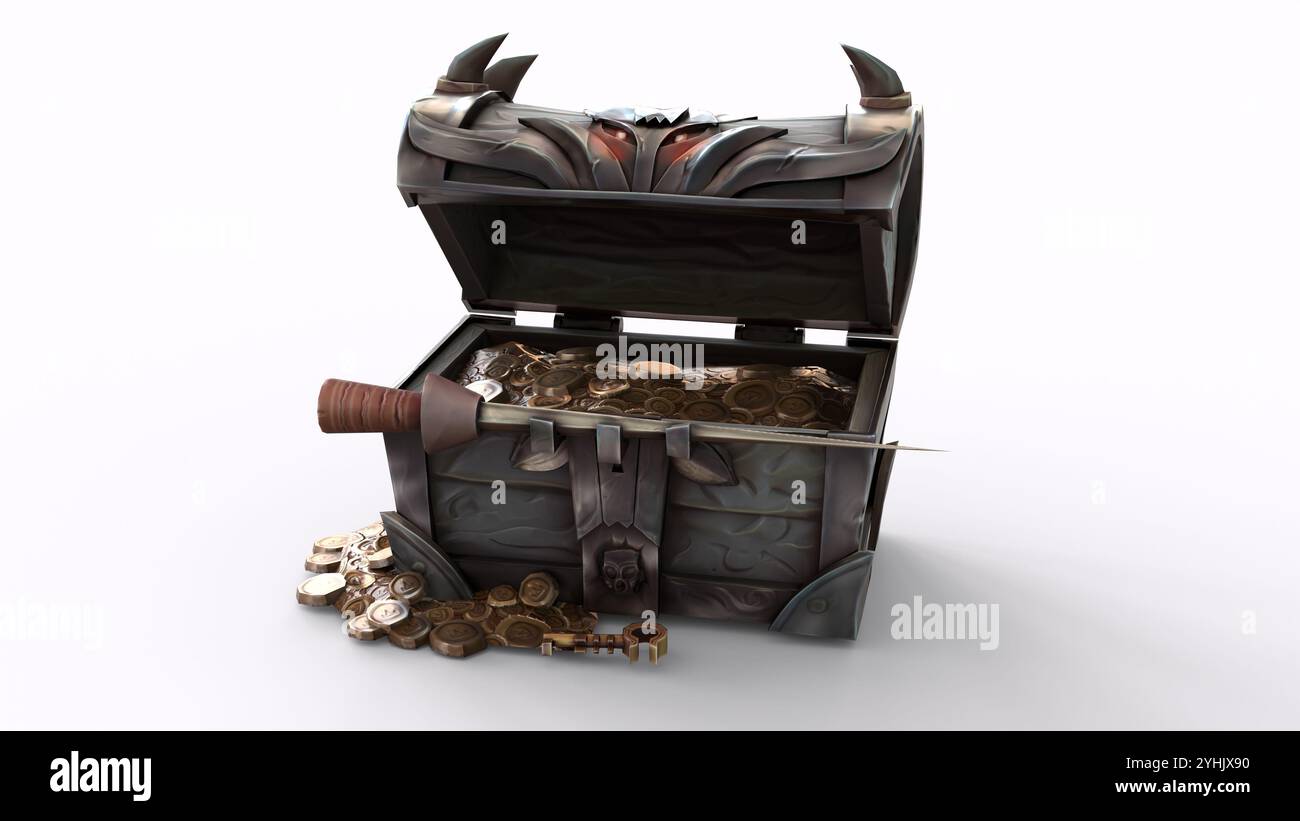 boxes with bat decorations with white background Stock Photo - Alamy