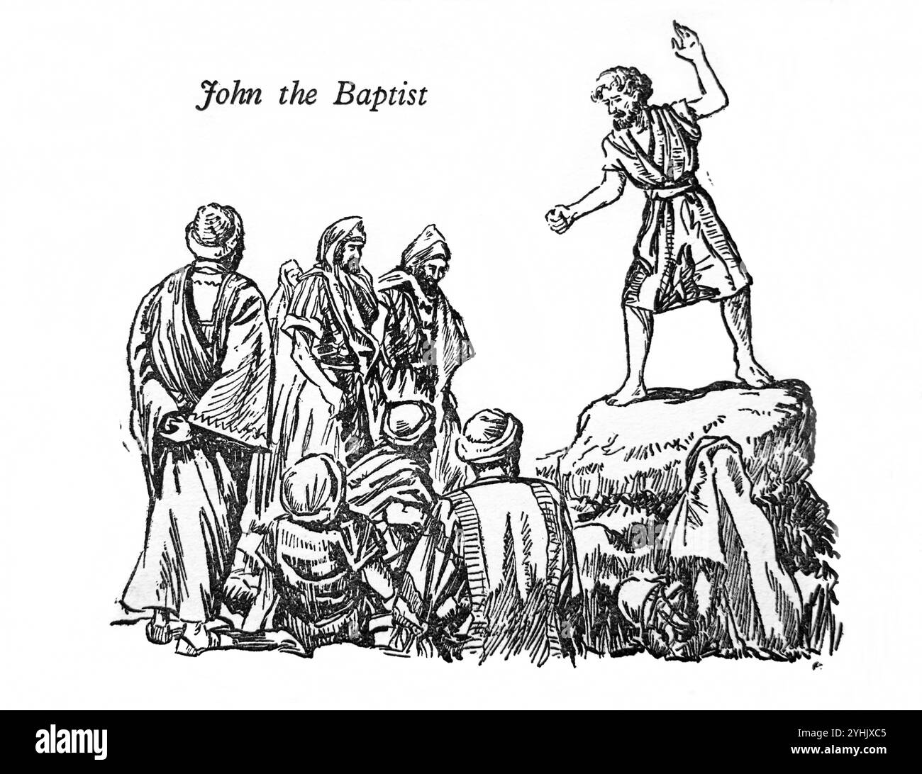 Preaching john the baptist Cut Out Stock Images & Pictures - Alamy