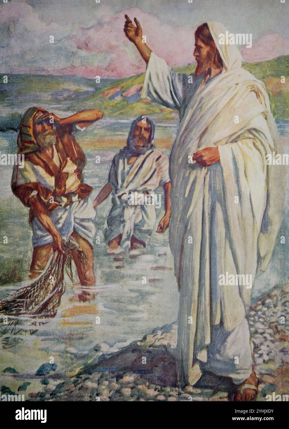 Jesus disciples fishing hi-res stock photography and images - Alamy