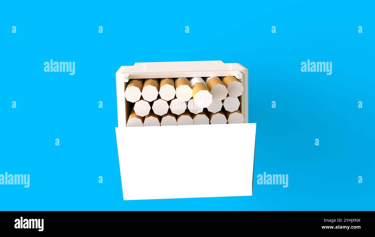 white cigarette pack 4k photos Stock Photo - Alamy