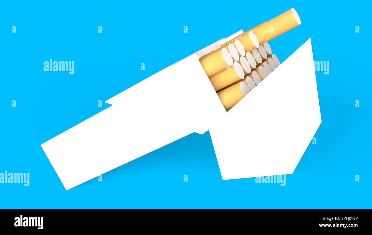 white cigarette pack 4k photos Stock Photo - Alamy