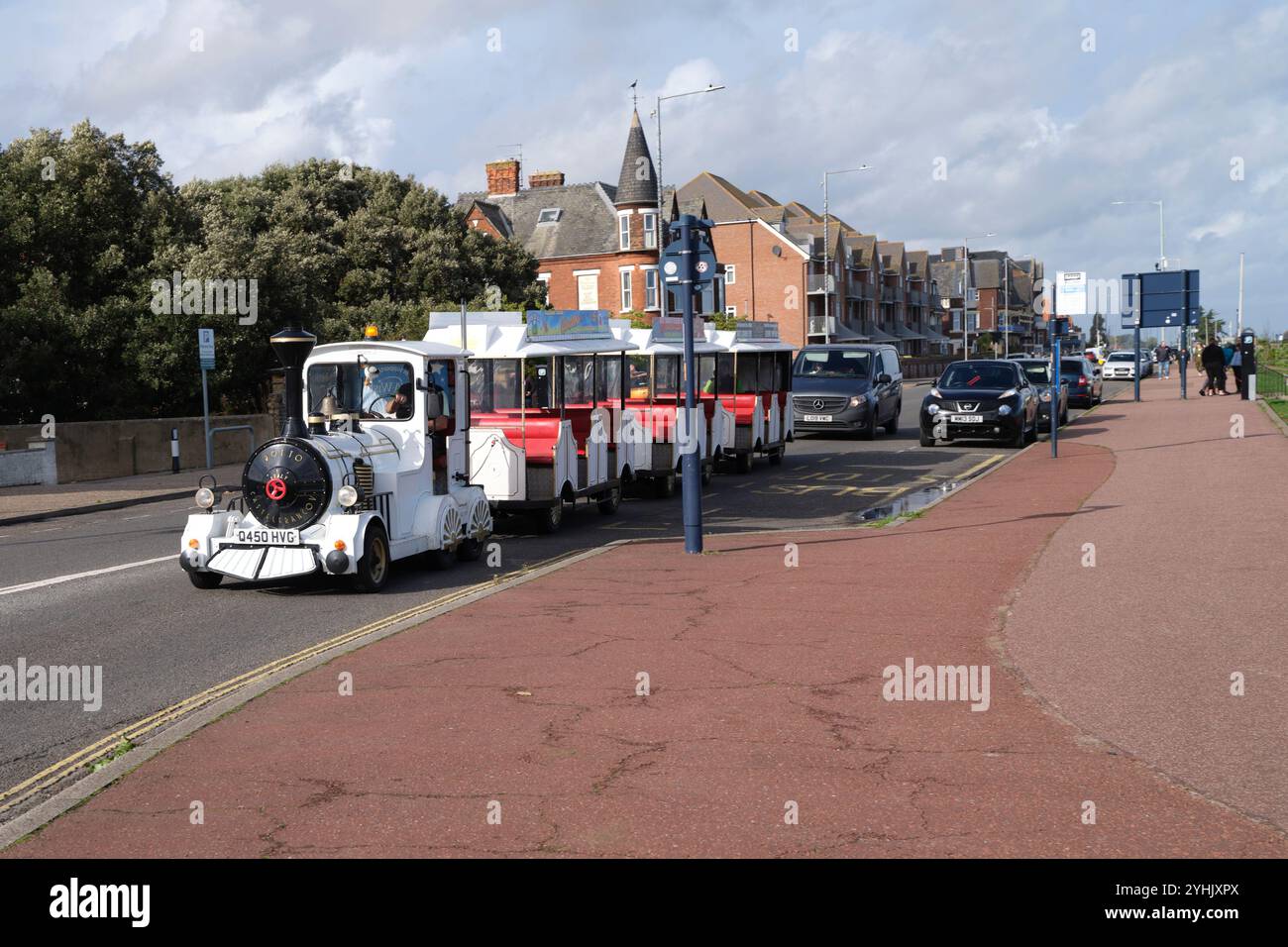 White Road Train Great Yarmouth Norfolk Stock Photo - Alamy
