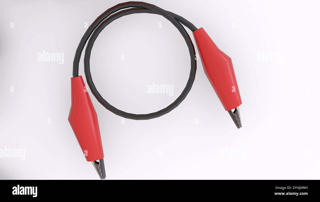 connectors and cables with white background Stock Photo - Alamy