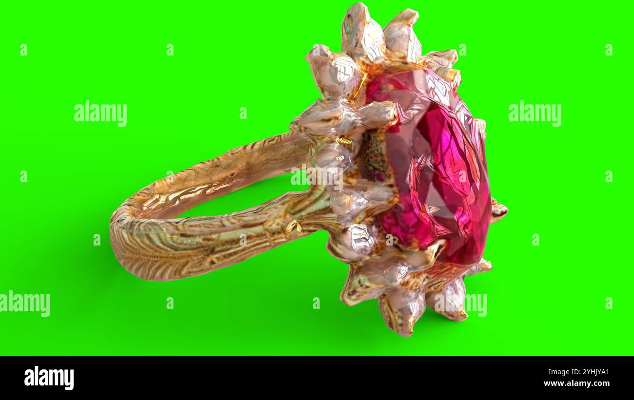 Green sapphire diamond jewel hi-res stock photography and images - Alamy