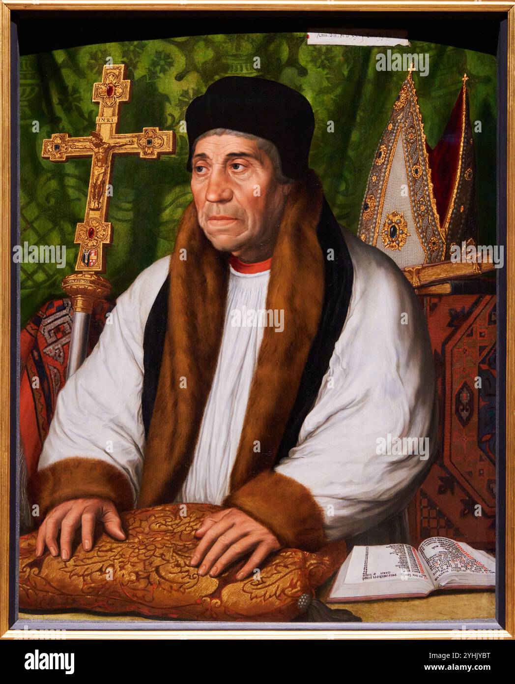 William Warham, 1450?-1532, earty 17th century based on a portrait of ...