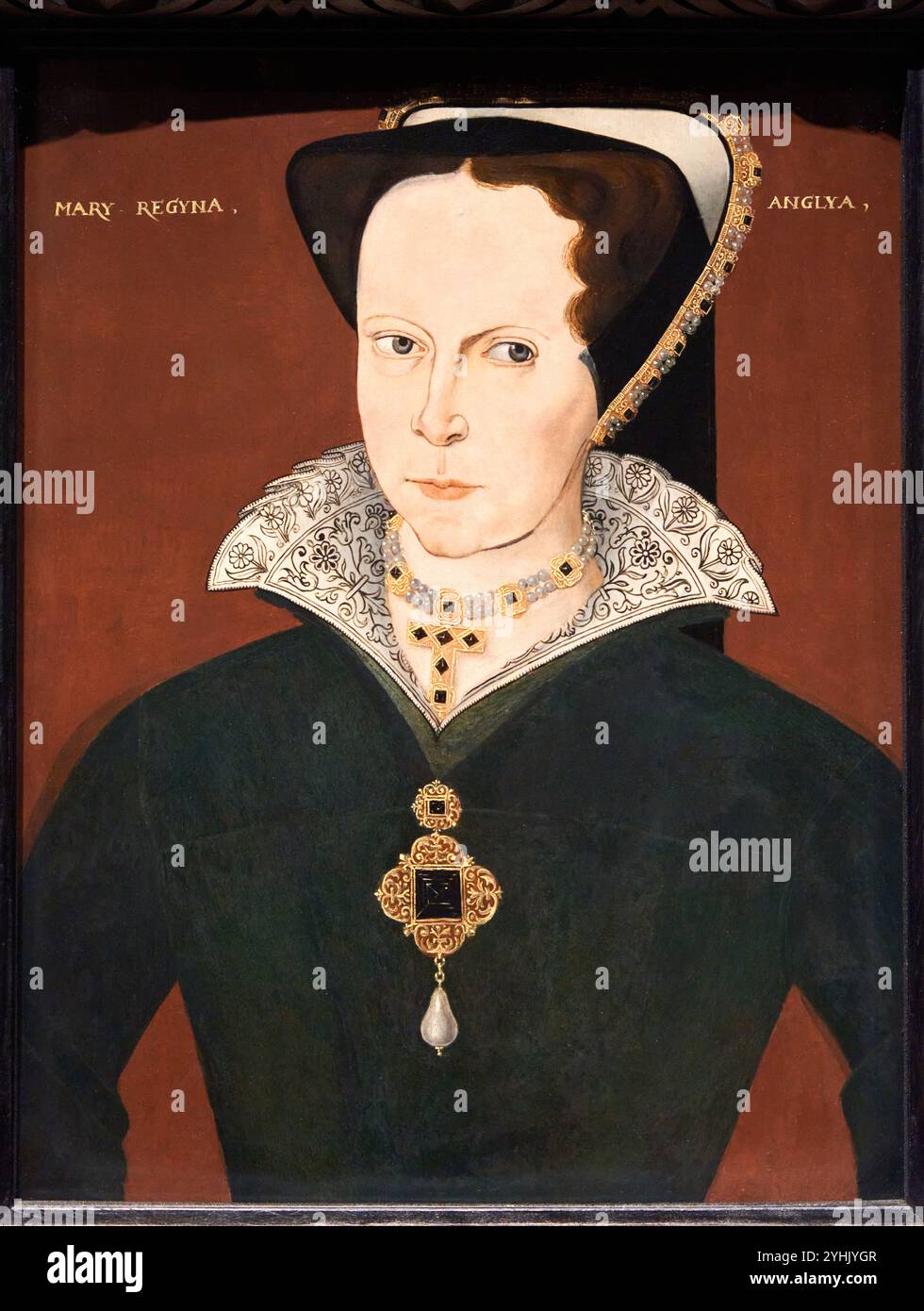 Queen Mary I, (1516-1558), 1597-1618, By an unknown artist, National Portrait Gallery, London ...