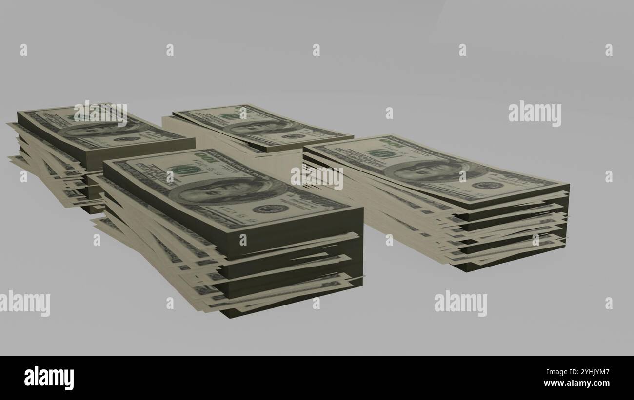 Dollar bundles hi-res stock photography and images - Alamy