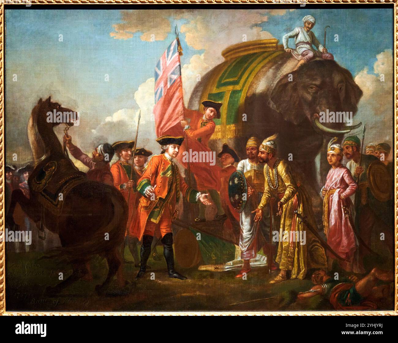 Robert Clive, Mir Muhammad Dja'far Khan and his son Mir Miran (Sadiq ...