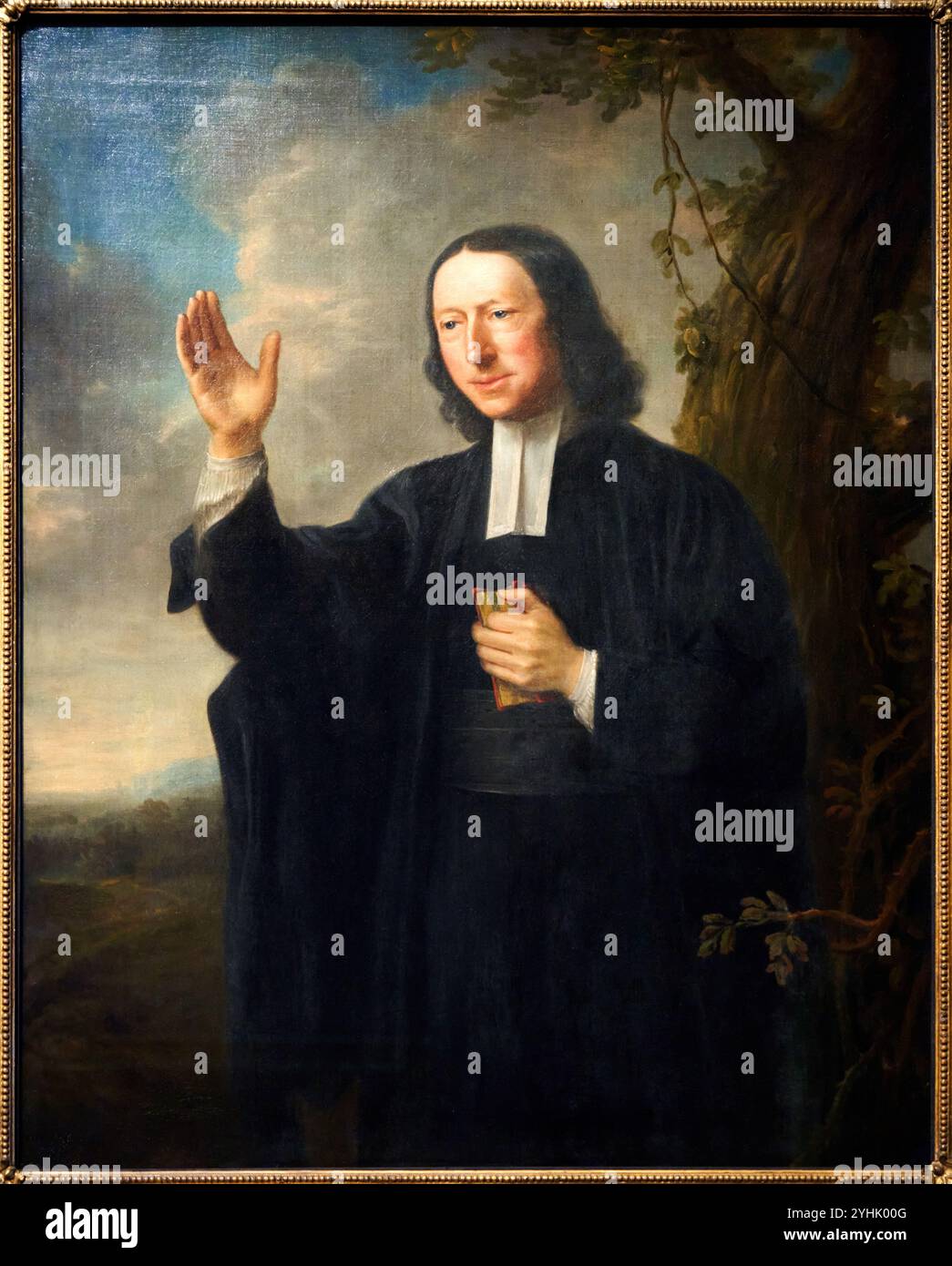 John Wesley (1703-1791), oil on canvas, circa 1766, by Nathaniel Hone ...