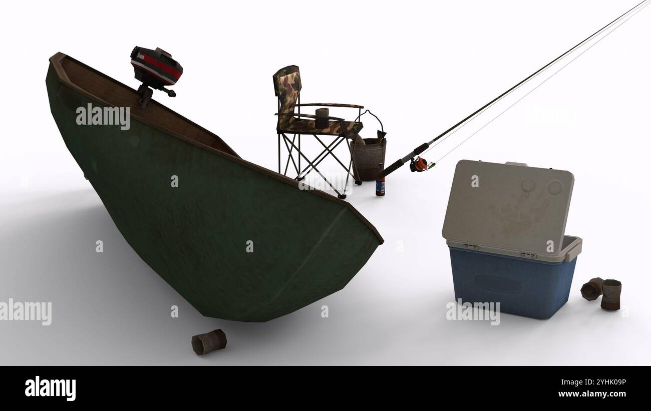 Fishing icon set hi-res stock photography and images - Alamy