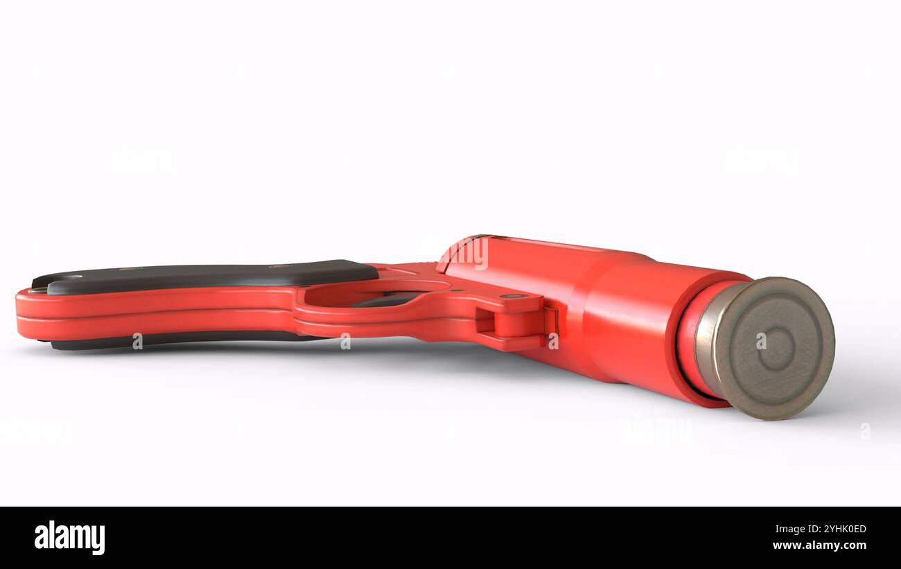 Signal flare gun Cut Out Stock Images & Pictures - Alamy