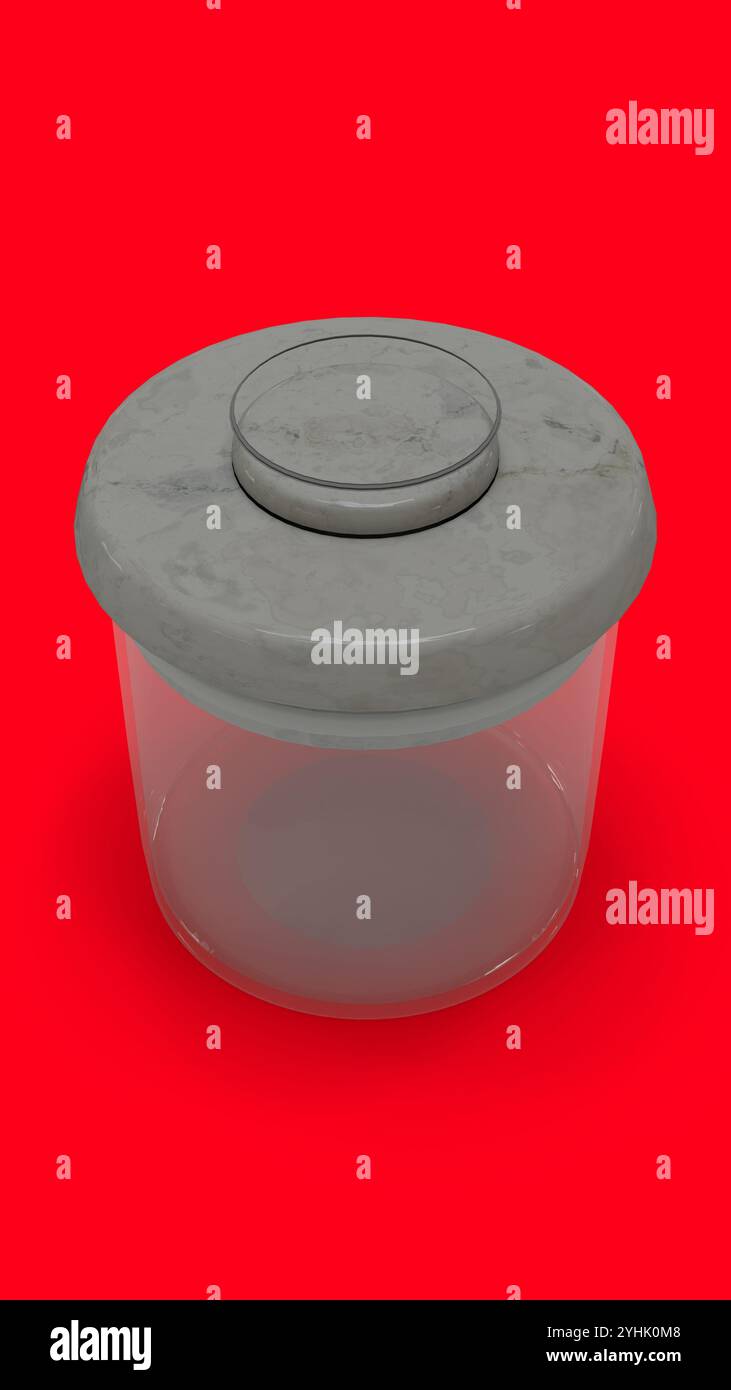 glass jar with marble photos Stock Photo - Alamy