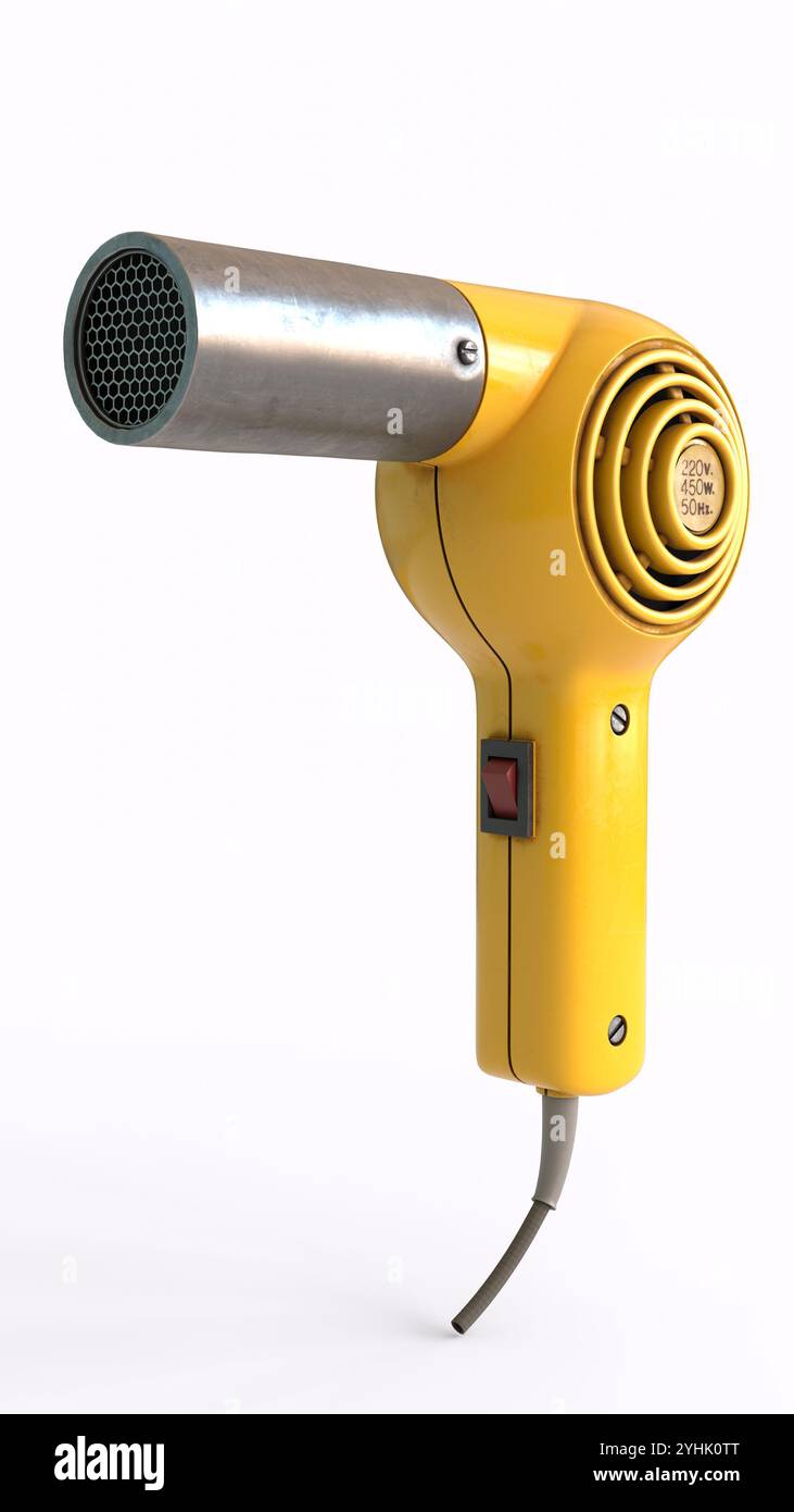 Hair dryer white background hi-res stock photography and images - Alamy
