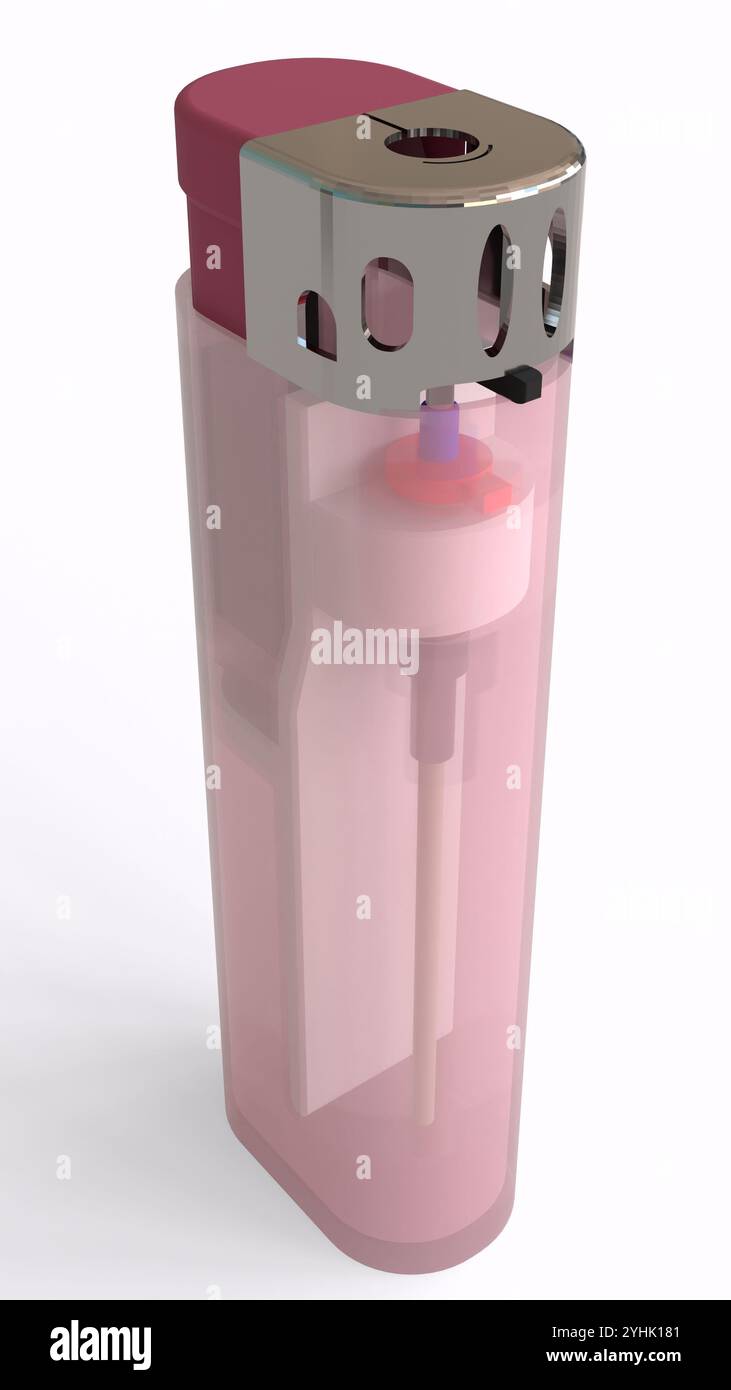 lighter with white background Stock Photo - Alamy