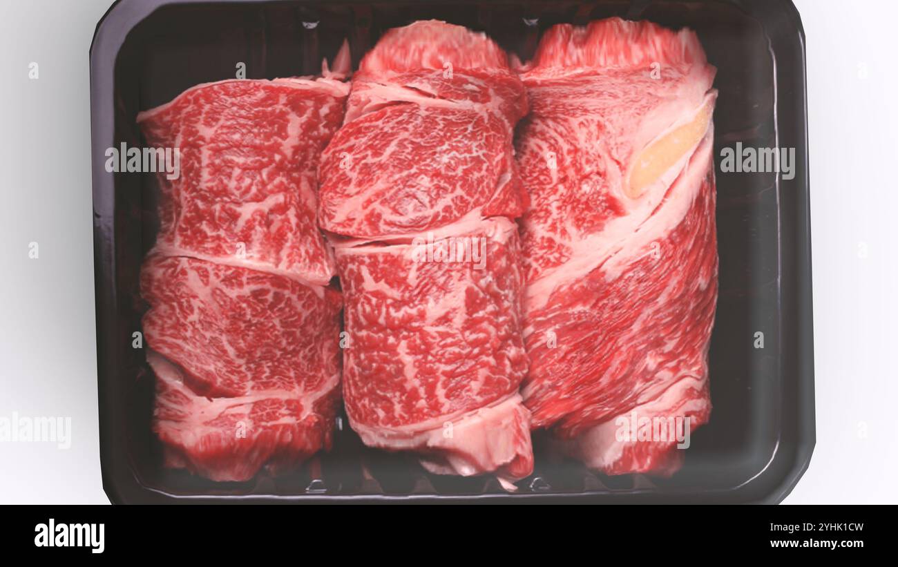 meat packet with white background Stock Photo - Alamy