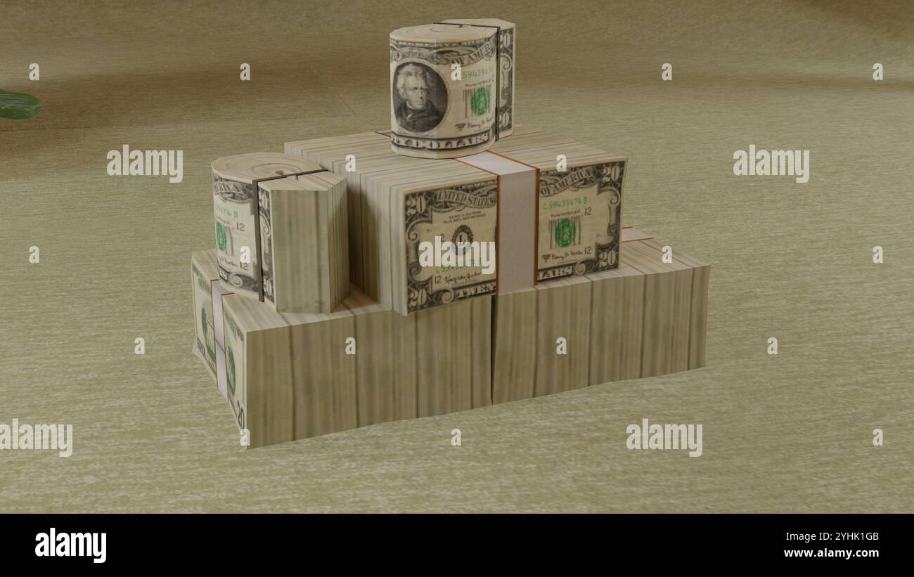 money stack with different different angle view 4k photos Stock Photo ...