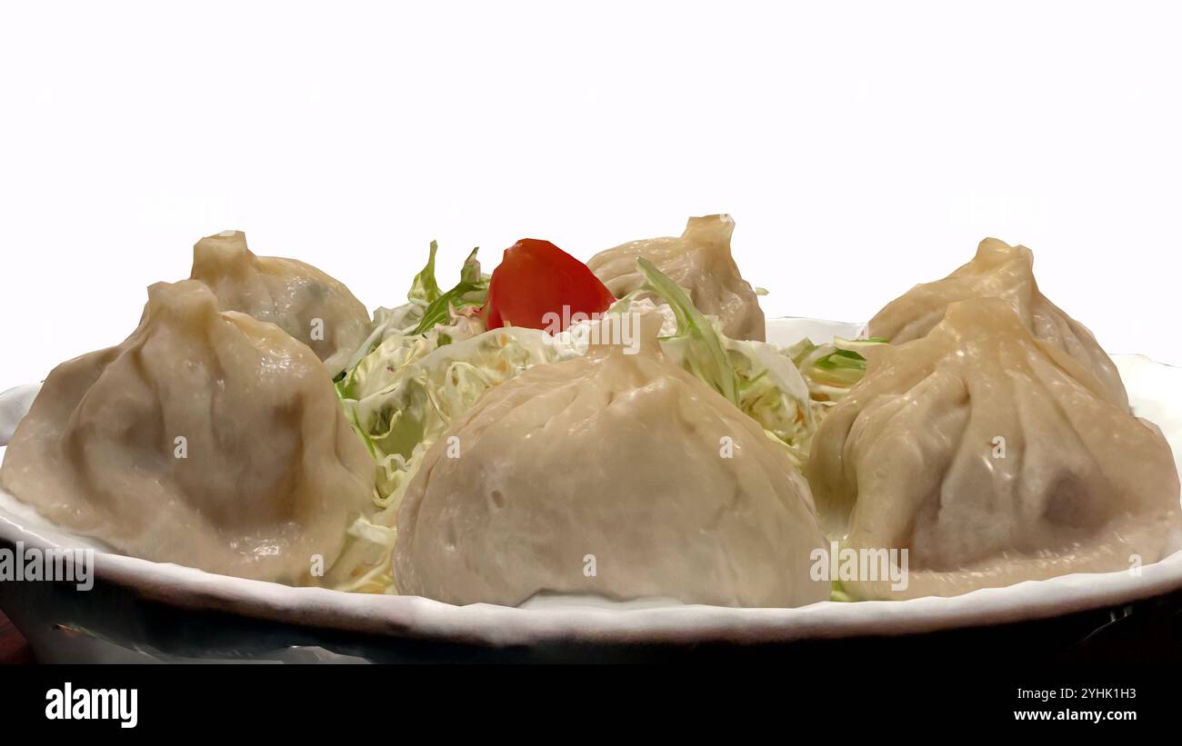 momo plate fast food photos Stock Photo - Alamy