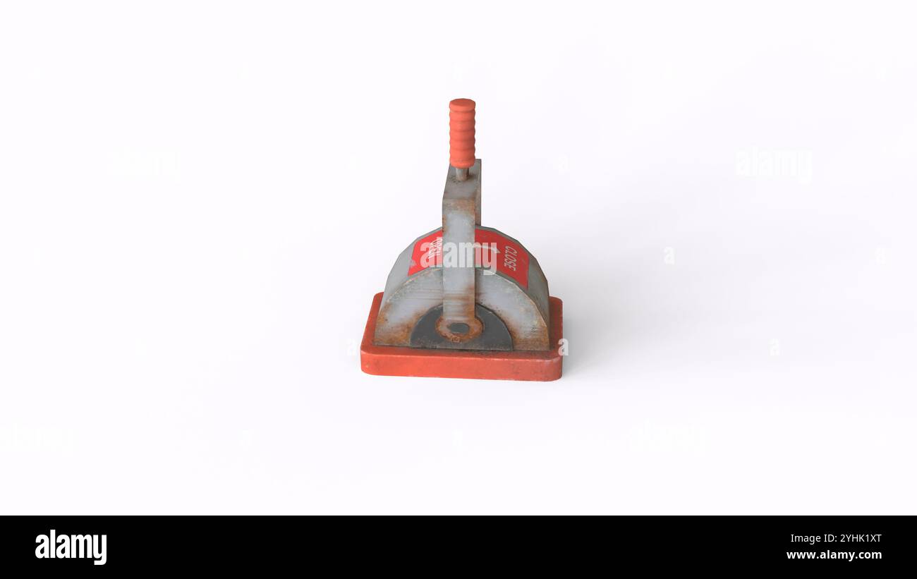 open and close lever with white background Stock Photo - Alamy