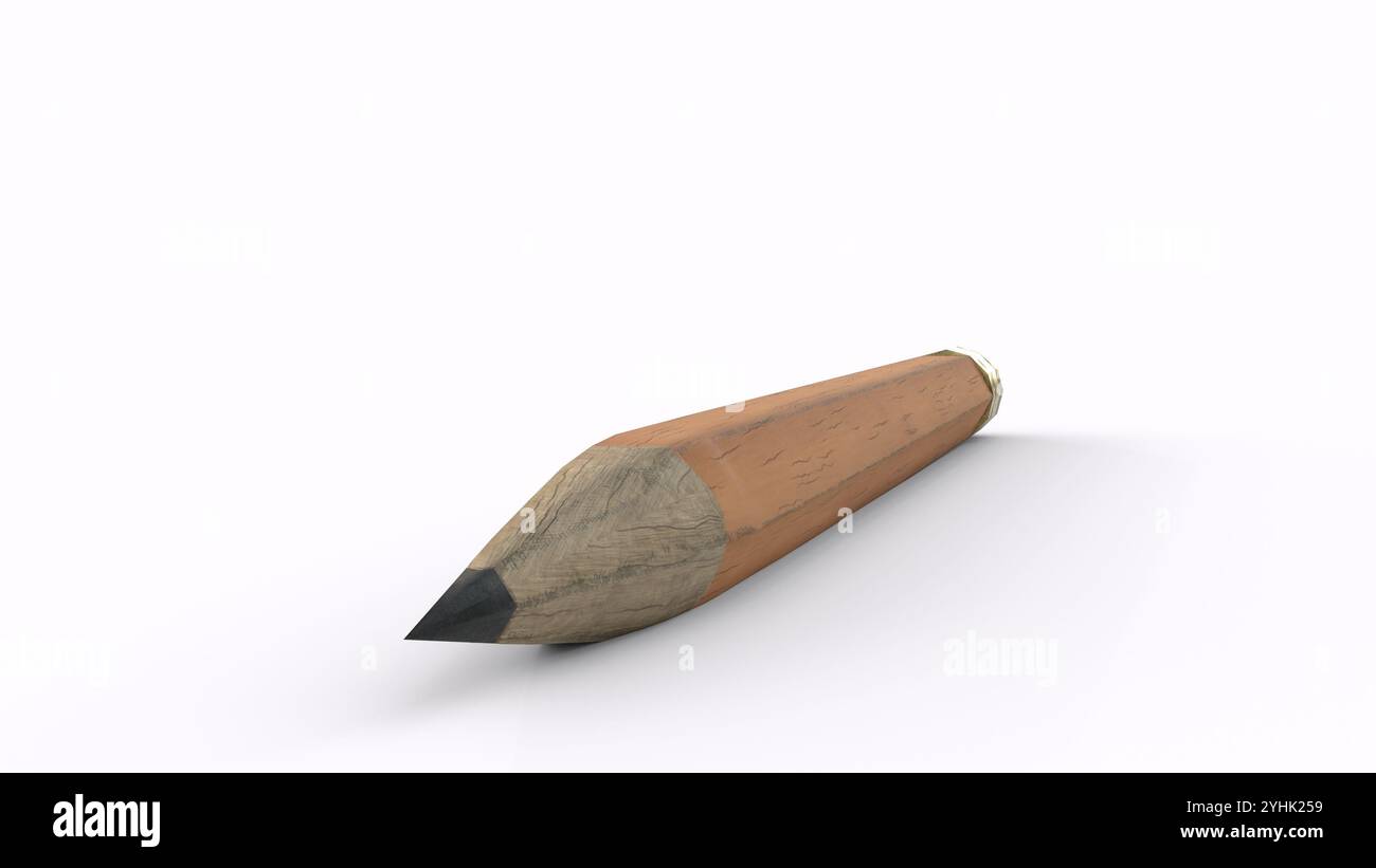 pencil with white background Stock Photo - Alamy