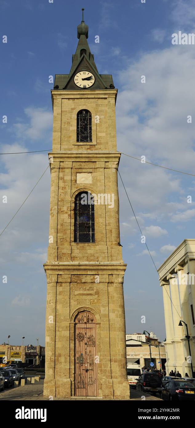 Tel Aviv-Jaffa, Israel. Jaffa Clock Tower (Rehov Ruslau). It was built ...