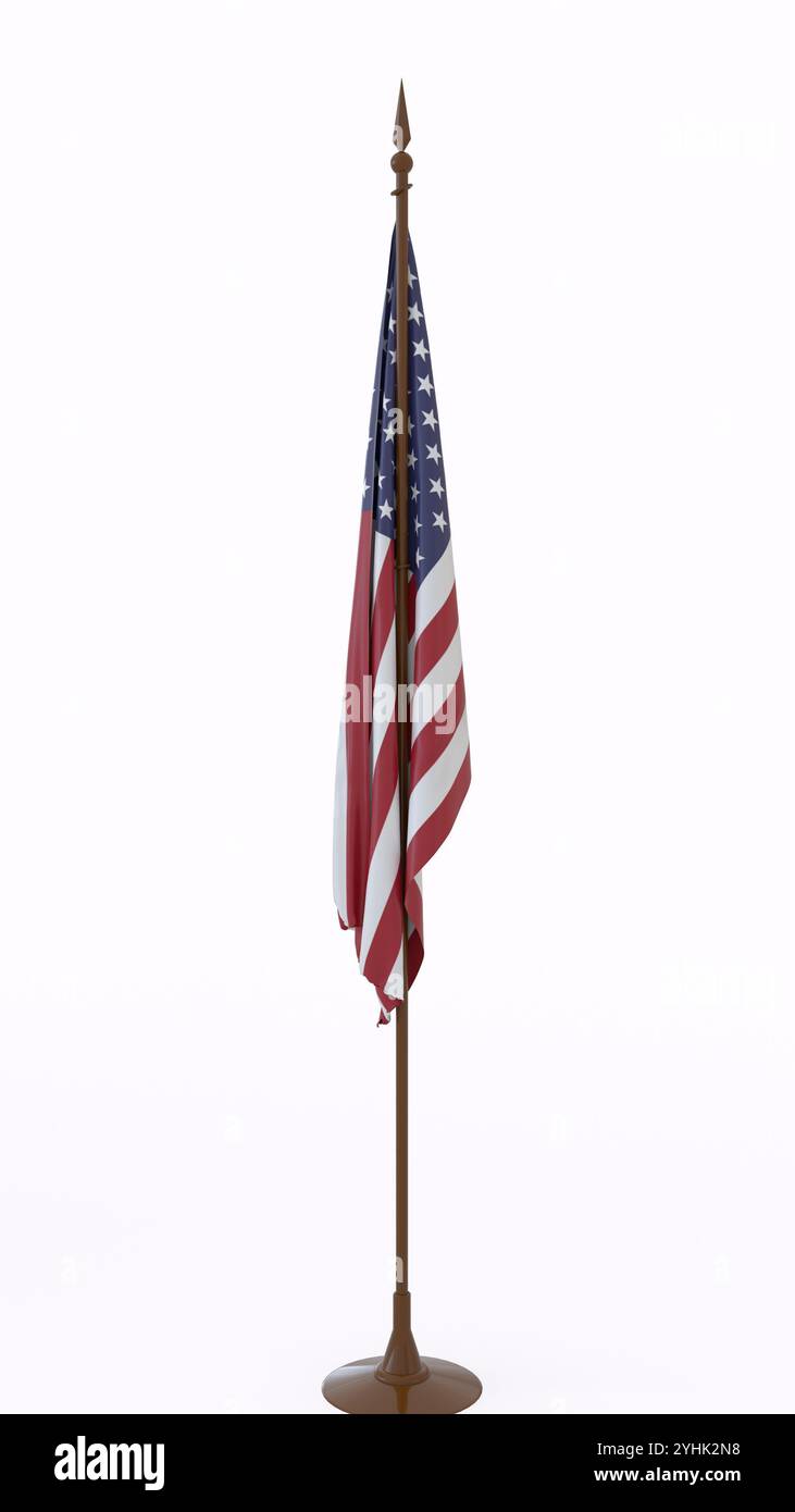 Indoor flag pole hi-res stock photography and images - Alamy