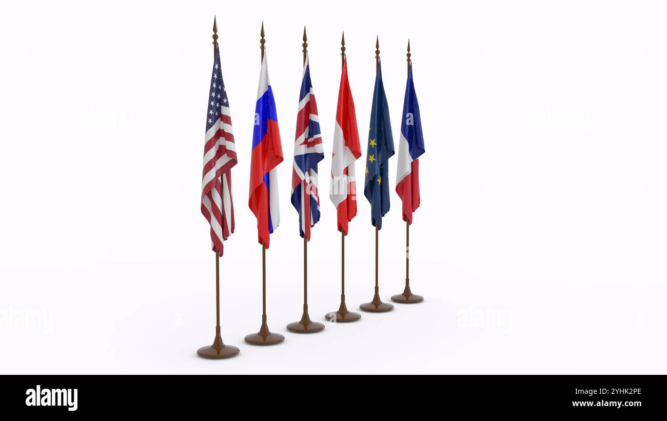 Six country Cut Out Stock Images & Pictures - Alamy