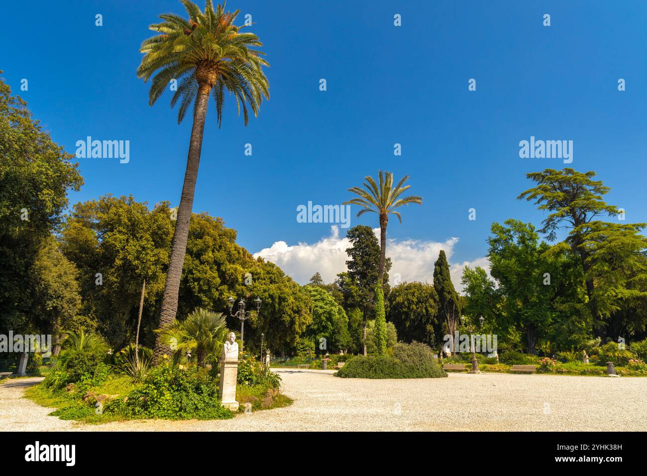 ROME, ITALY - MAY 11, 2022: Statues on the Pincian Hill Stock Photo - Alamy