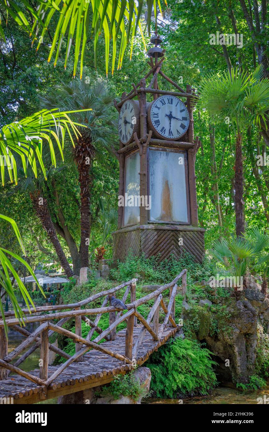 ROME, ITALY - MAY 11, 2022: Water clock the Pincian Hill Stock Photo ...