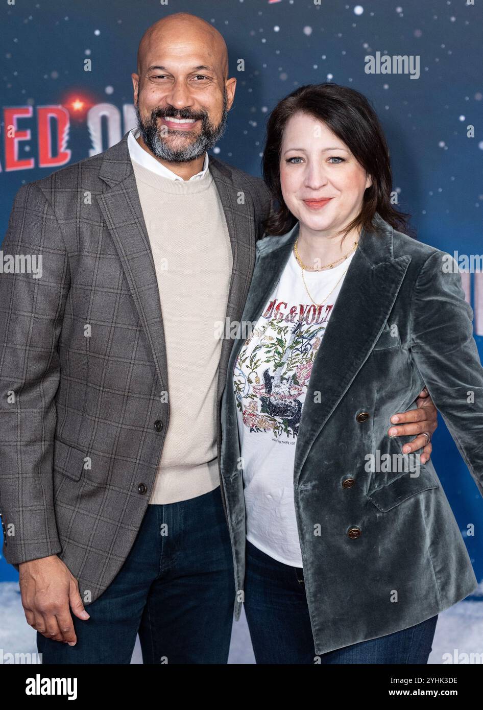 New York, NY, USA, 11 November 2024: Keegan-Michael Key and Elle Key ...