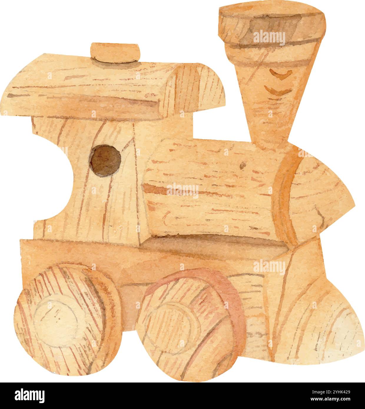 Steam locomotive hand drawn clipart hi-res stock photography and images - Alamy