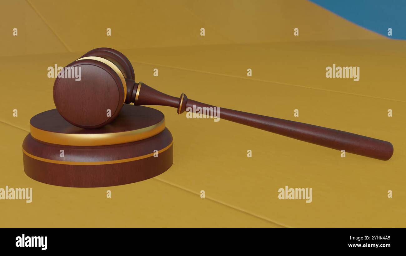 wooden gavel with different different angle view Stock Photo - Alamy