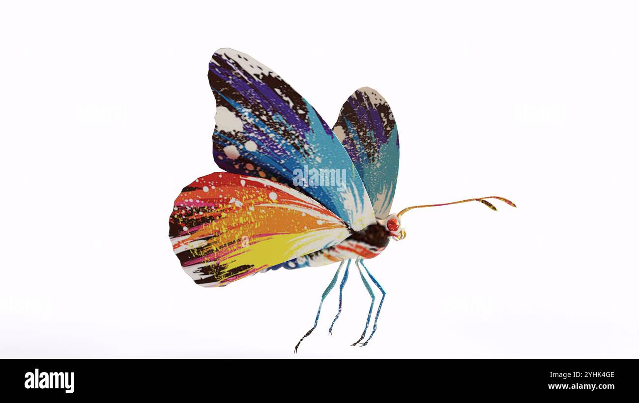 Butterfly outline art hi-res stock photography and images - Alamy