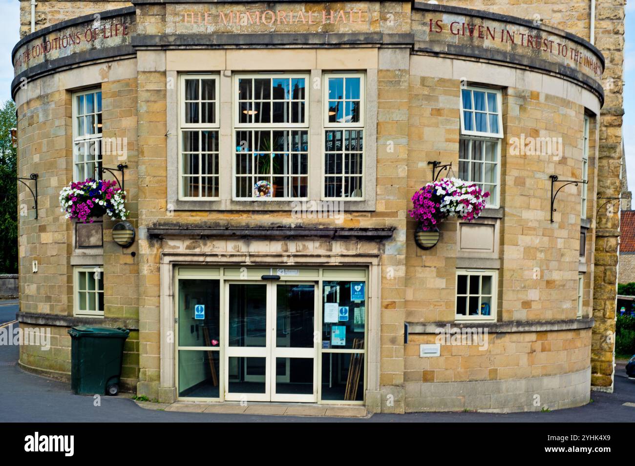 Memorial Hall, Pickering, North Yorkshire, England Stock Photo - Alamy