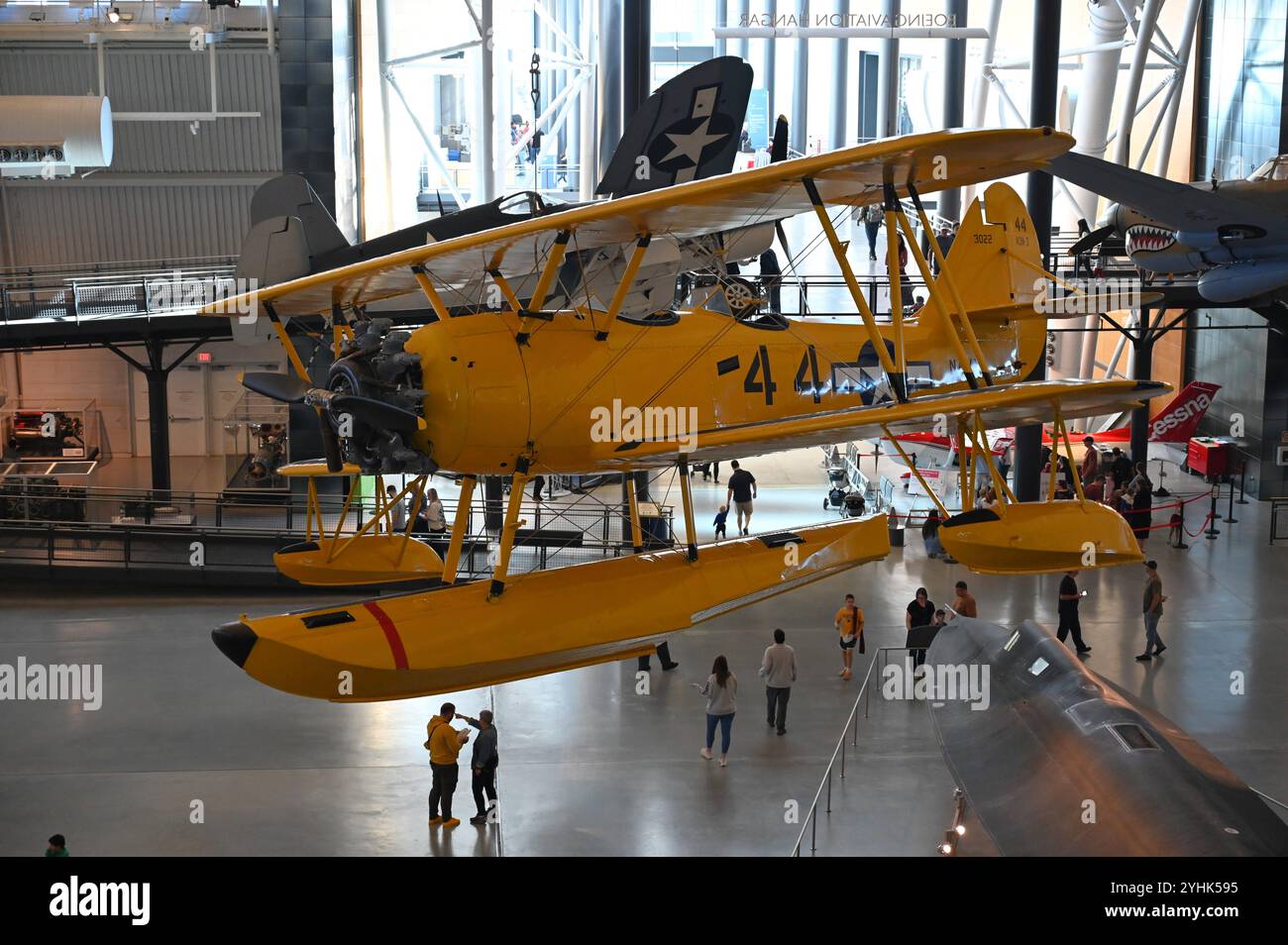 Naval Aircraft Factor N3N seaplane Stock Photo - Alamy