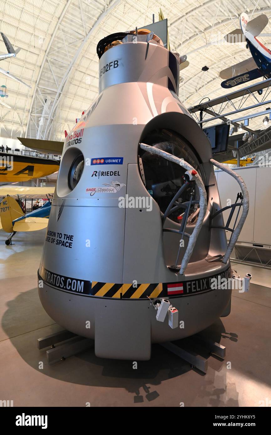 Red Bull Stratos Capsule Stock Photo - Alamy