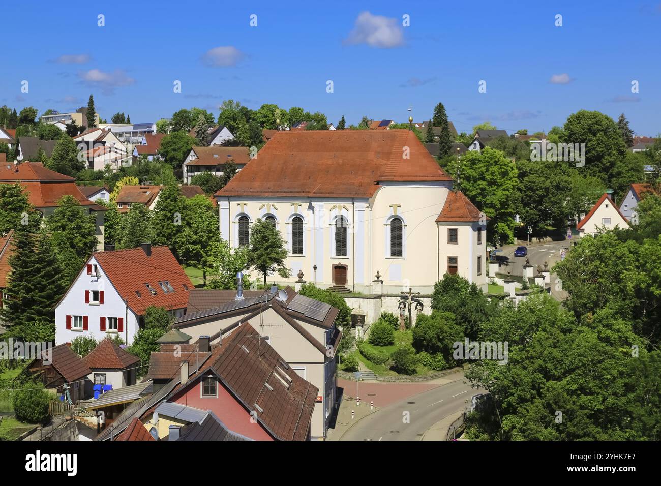 View of Haigerloch, St Anna's Catholic Church, Roman Catholic ...