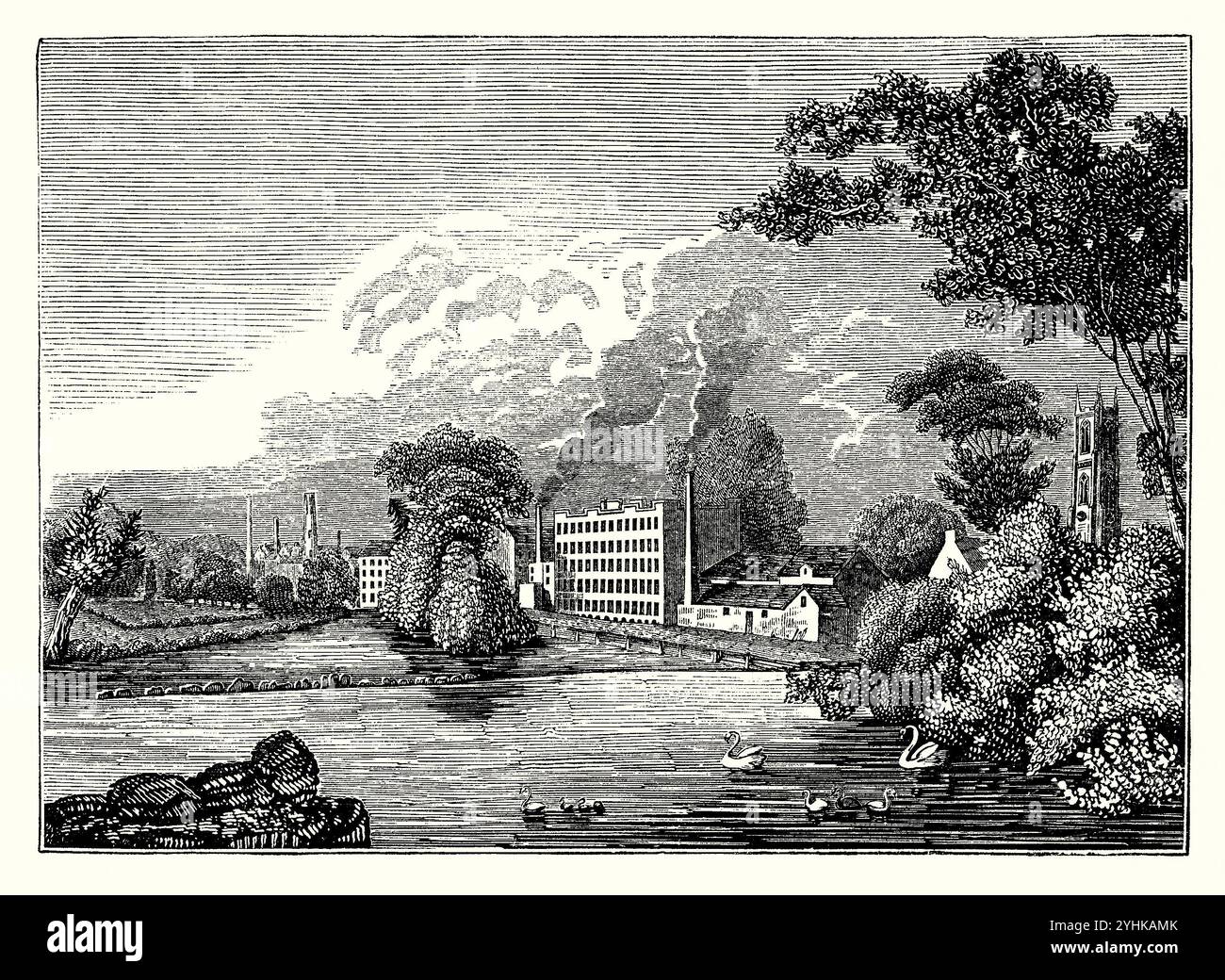 First industrial revolution factory hi-res stock photography and images ...