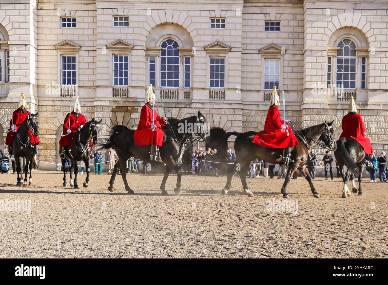 London, UK. 12th Nov, 2024. The King's Life Guard, mounted on ...