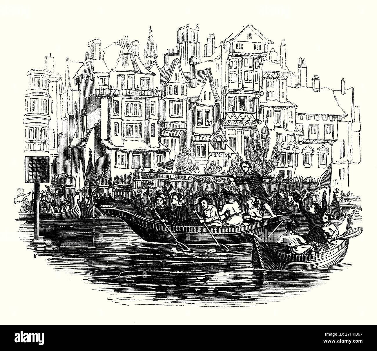 Medieval rowing boat hi-res stock photography and images - Alamy