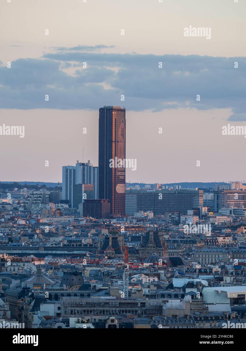 Tour Montparnasse, Skyscraper, Paris, France, Europe, EU Stock Photo ...