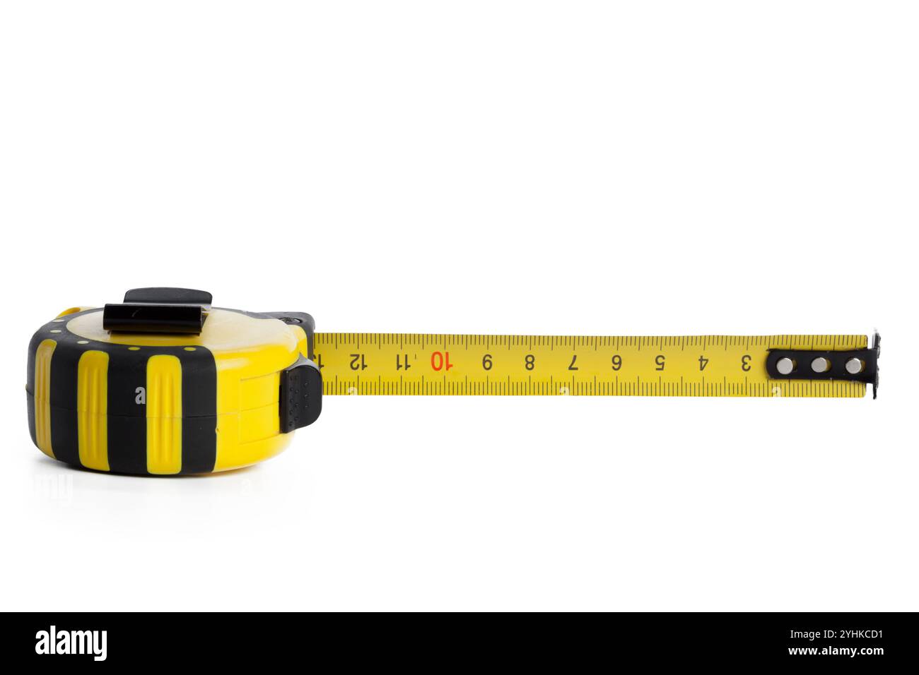 Tape measure on white background Stock Photo - Alamy