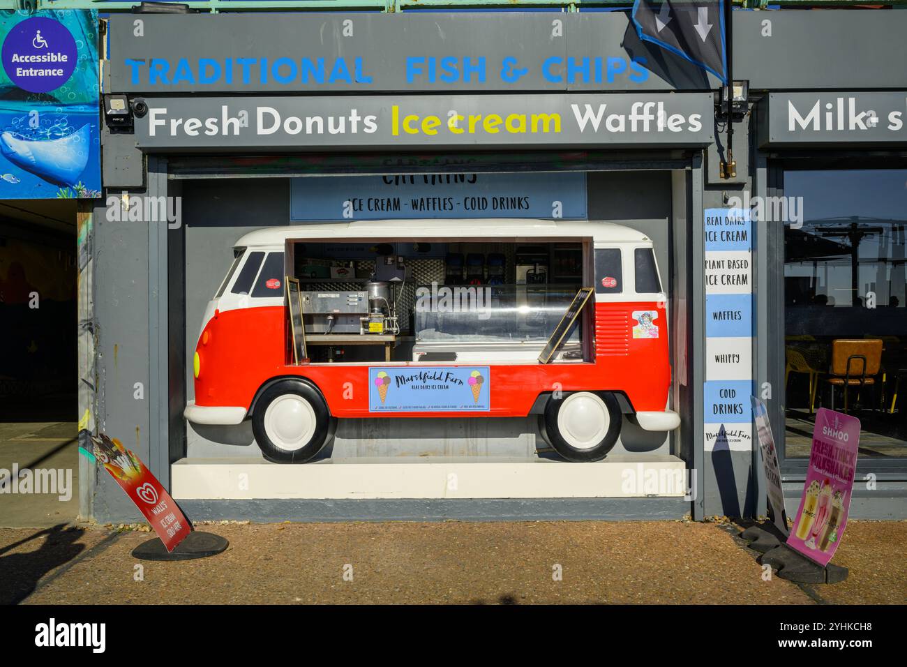 A quirky, Volkswagen-themed Fish & Chip shop, Brighton, East Sussex ...