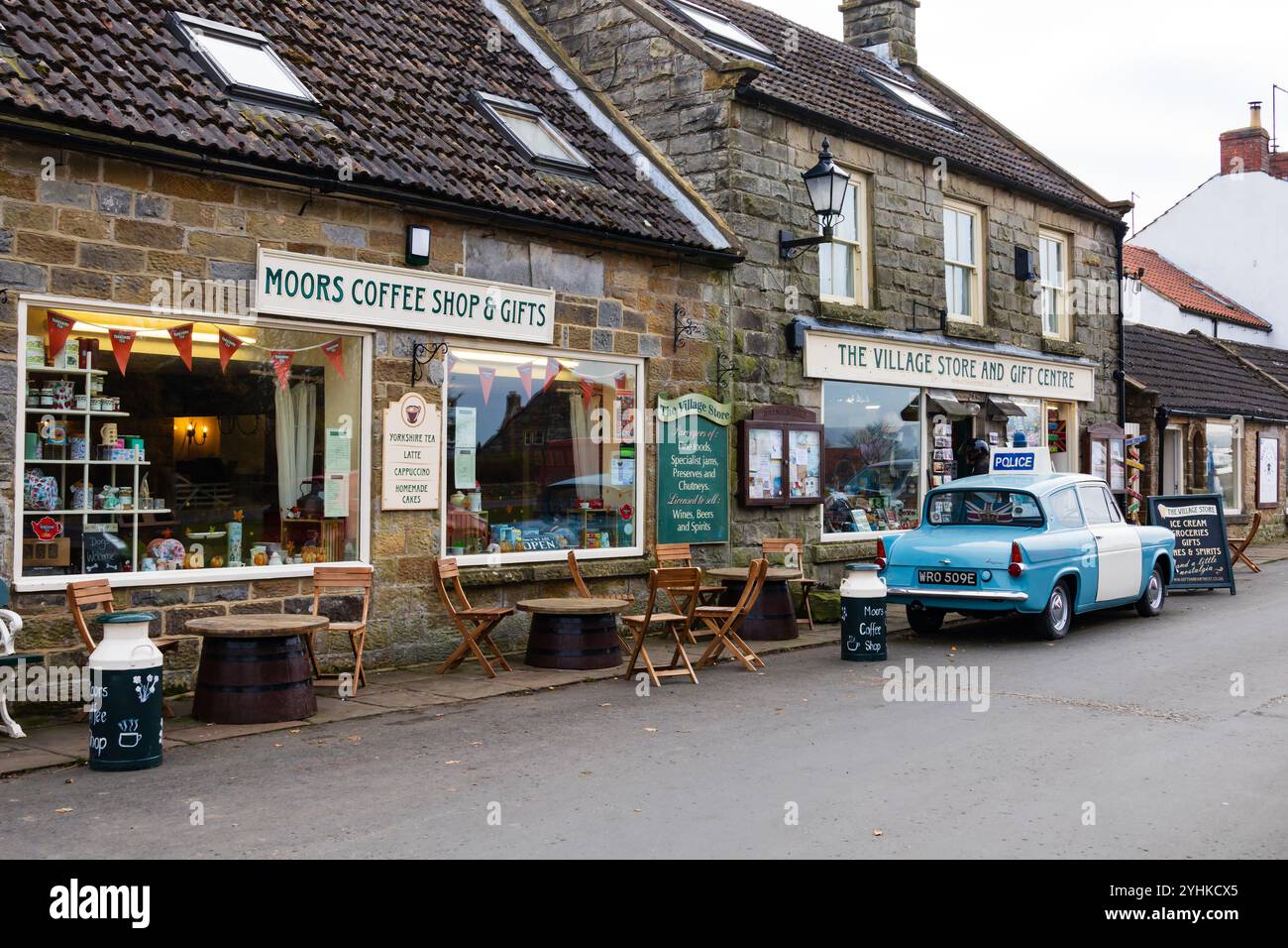 Goathland, Aidensfield village stores. Location for the TV series ...