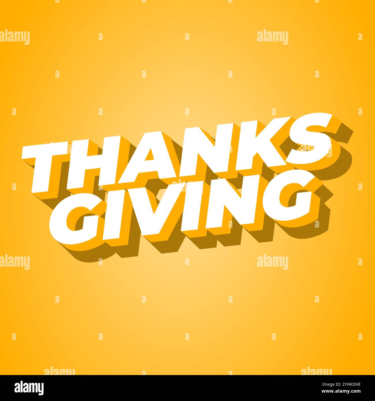 Thanksgiving text effect design in bold font with 3D style Stock Vector ...