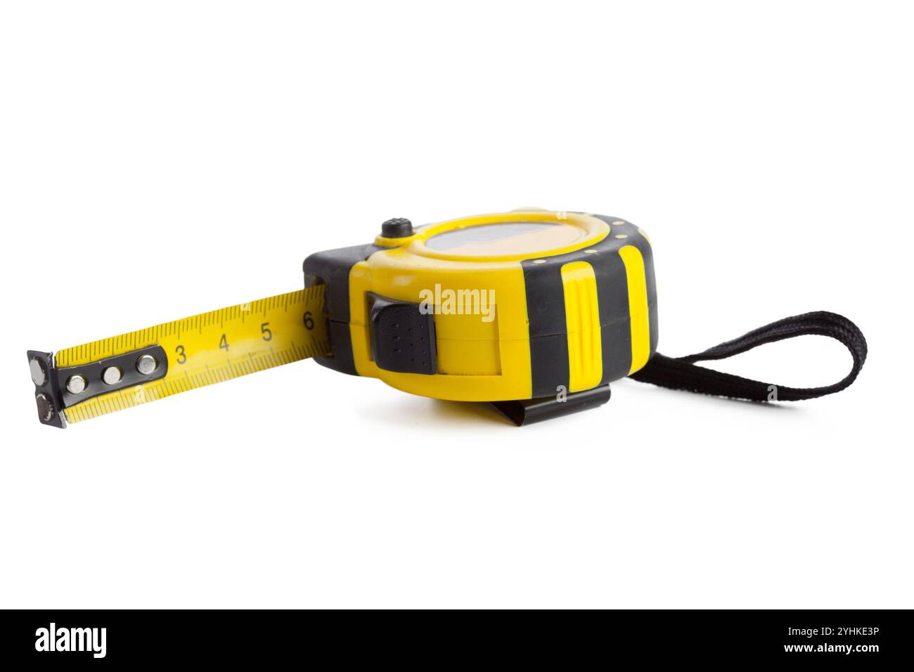 Tape measure on white background Stock Photo - Alamy
